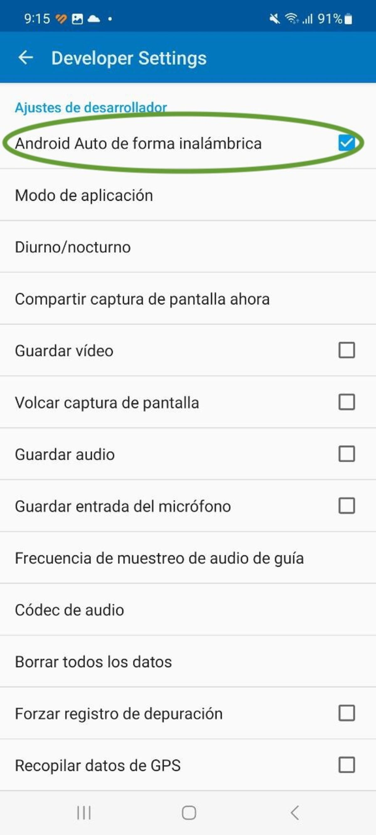 Qué es el "modo dios" de Android Auto y cómo puedes activarlo