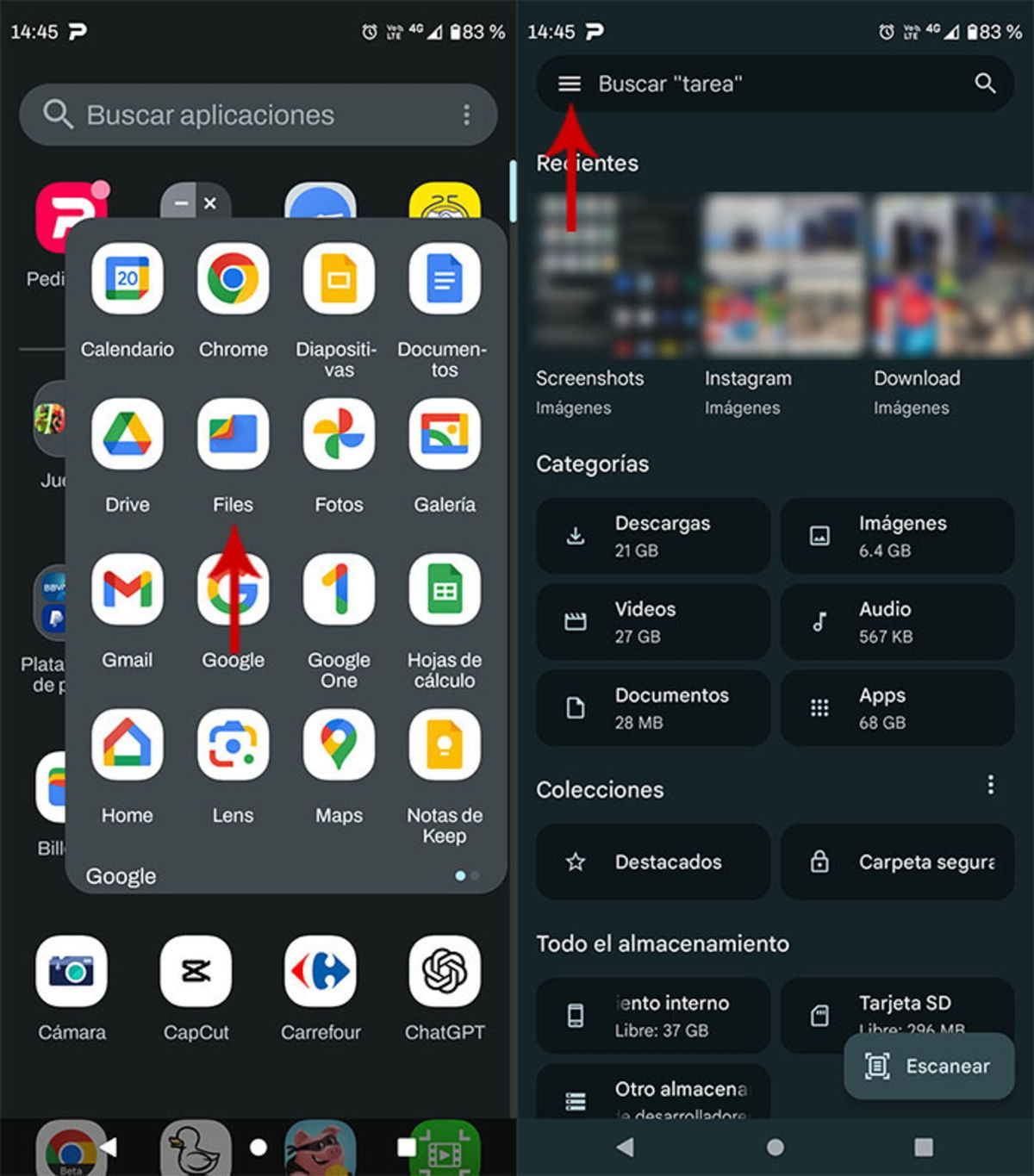 Cómo saber cuánto almacenamiento tiene tu móvil y cuánto necesitas