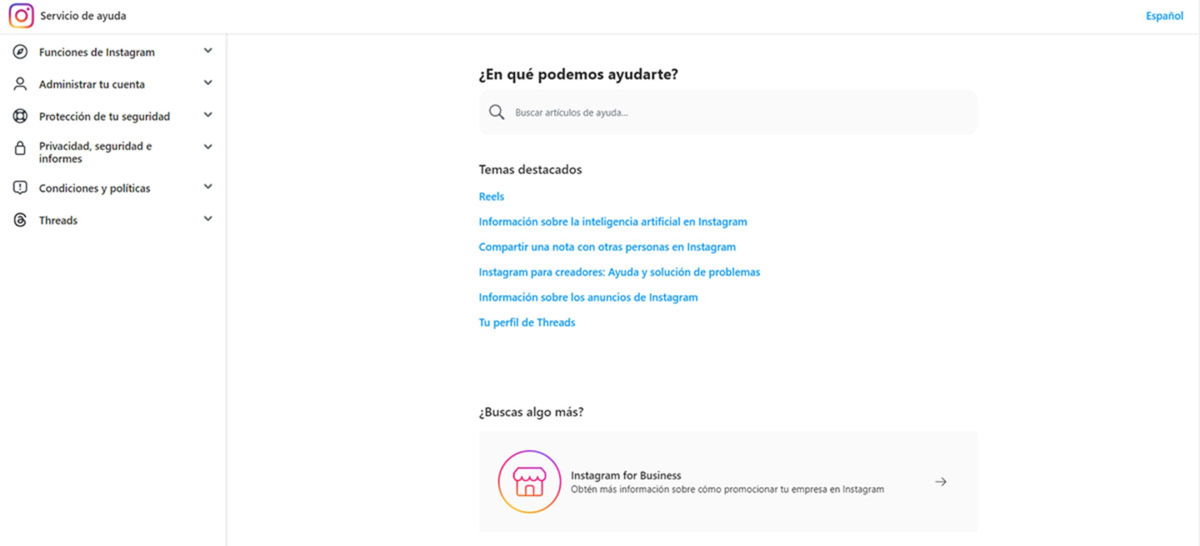 Como contactar con el soporte de Instagram para resolver problemas con ...