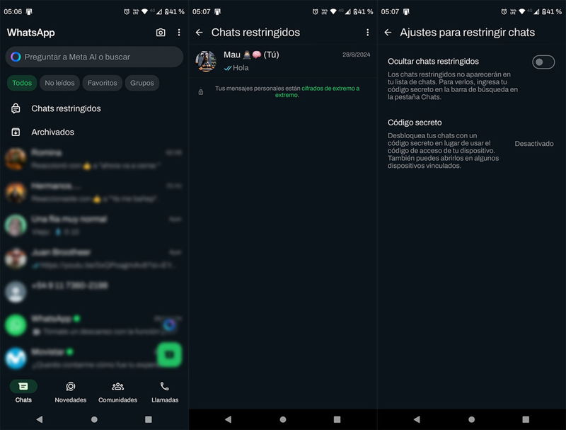 Qué pasa si restringes un chat en WhatsApp y para qué sirve