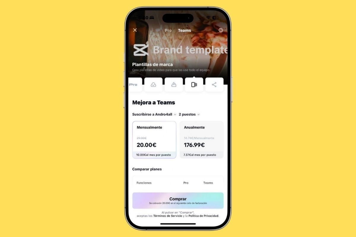 CapCut Pro: precio, qué incluye y cómo probarlo gratis