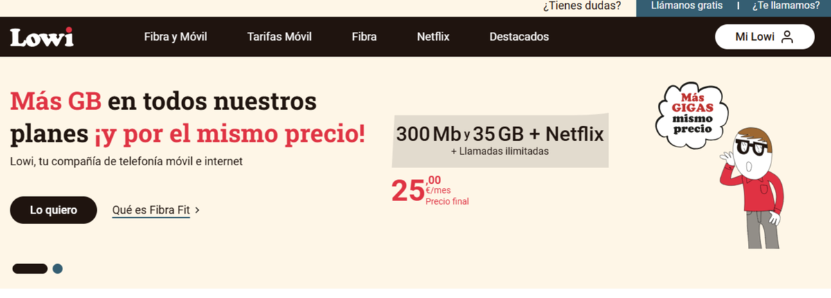 Cómo funciona el roaming en Lowi, cómo se activa y cuánto cuesta