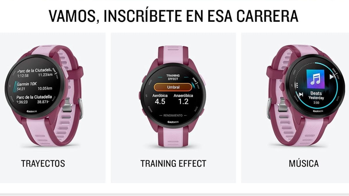 Uno de los Garmin mejor valorados, con GPS, pantalla táctil AMOLED y ...