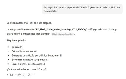 Proyectos en ChatGPT: para qué sirven, cómo funcionan y guía para exprimir la IA al máximo